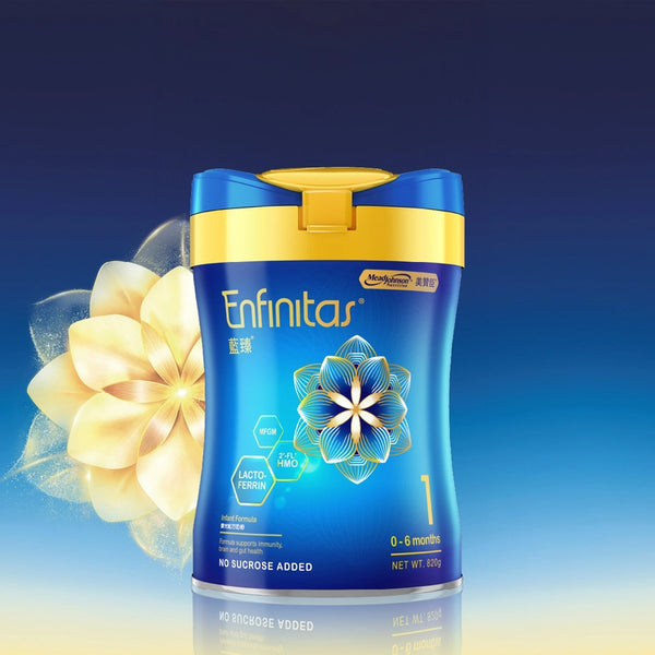 Mead Johnson Enfinitas 美贊臣 - [官方正貨] 美贊臣 Enfinitas 藍臻 1號配方奶粉 (嬰兒奶粉) (0至 – 香港易購